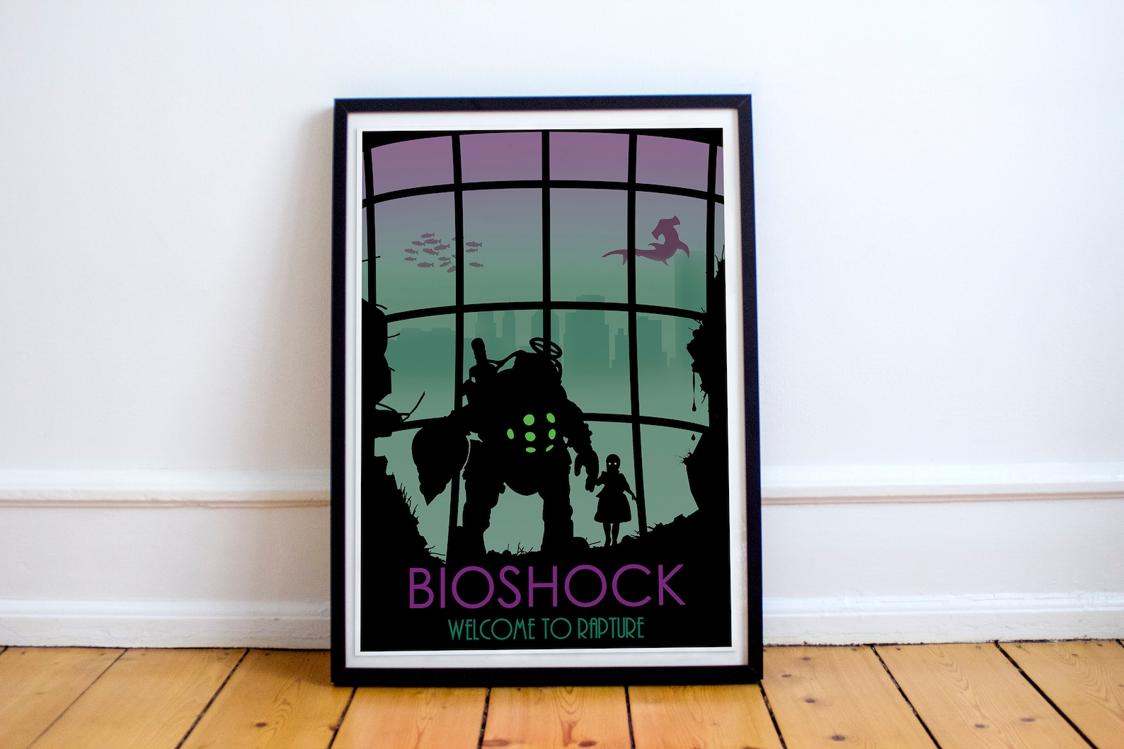 Bioshock Game Art Full Page Minimalist Posters Home Decor - Etsy UK