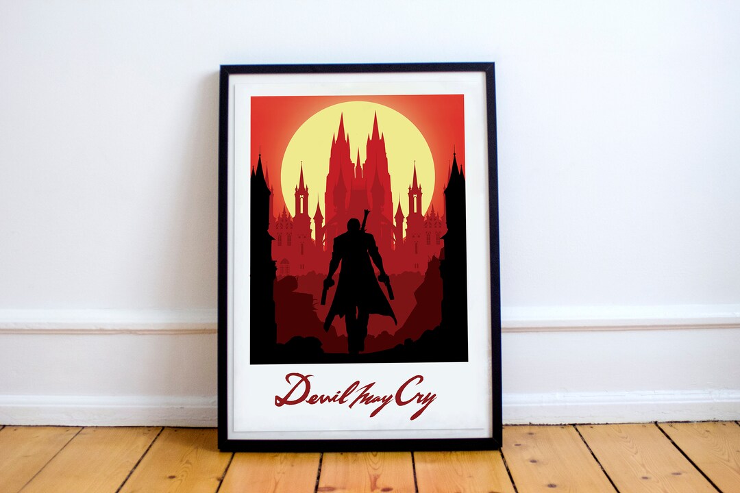 Devil May Cry Art Work, DMC Poster, Devil May Cry Poster, Computer Game ...