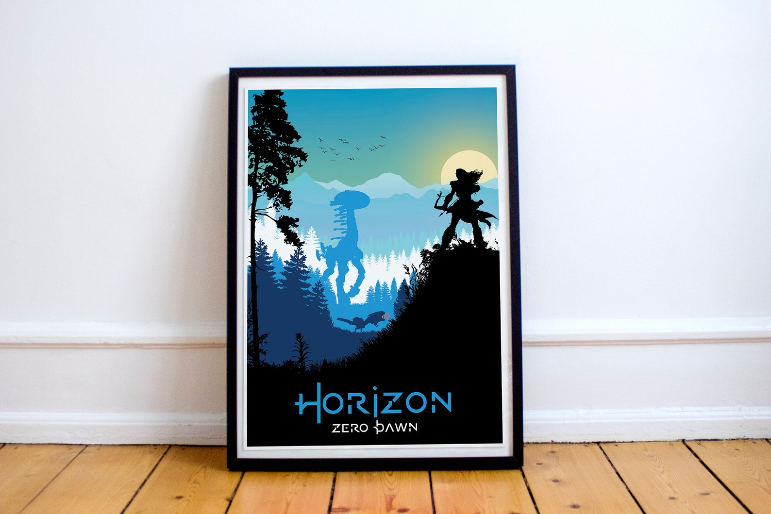 Horizon Game Art Full Page Minimalist Posters Home Decor - Etsy