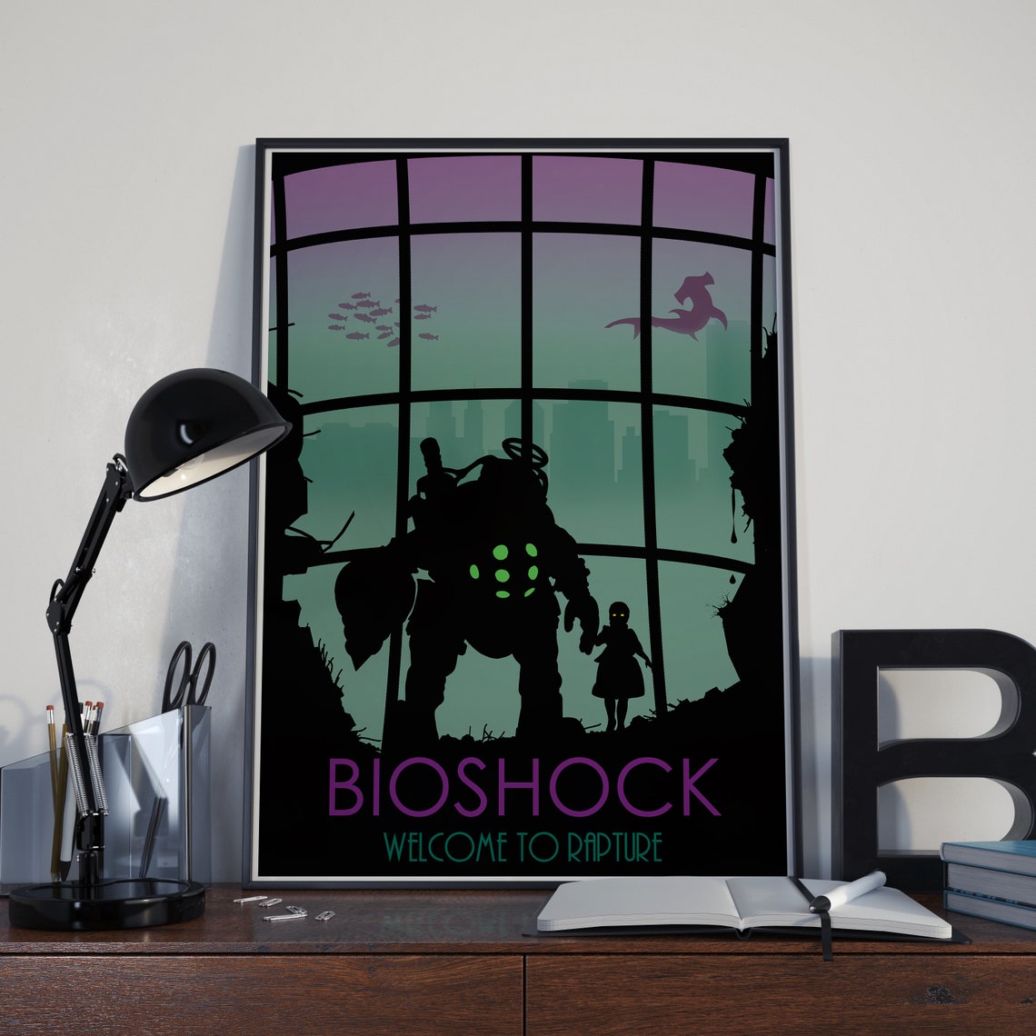 Bioshock Game Art Full Page Minimalist Posters Home Decor - Etsy