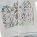Daisy & Cow Parsley Hand Embroidery Full Kit: Pre-printed Colour Linen ...