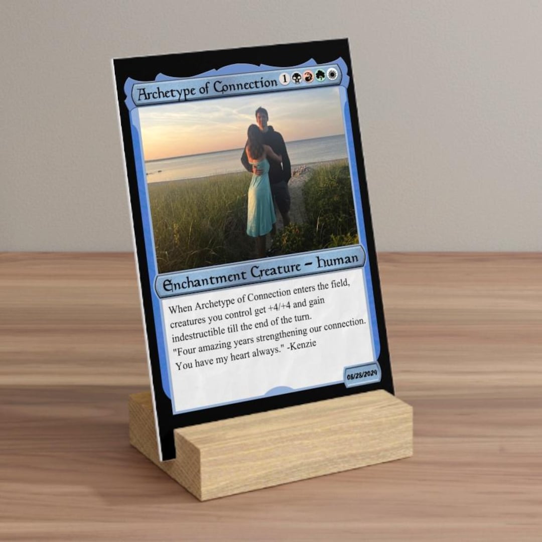 Custom MTG Card, Personalized Magic the Gathering Card, Mtg Gift for ...