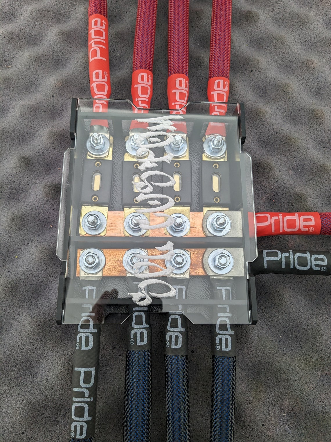 Positive and Negative Custom Power Distributor ANL Audio Fuse Block PD ...