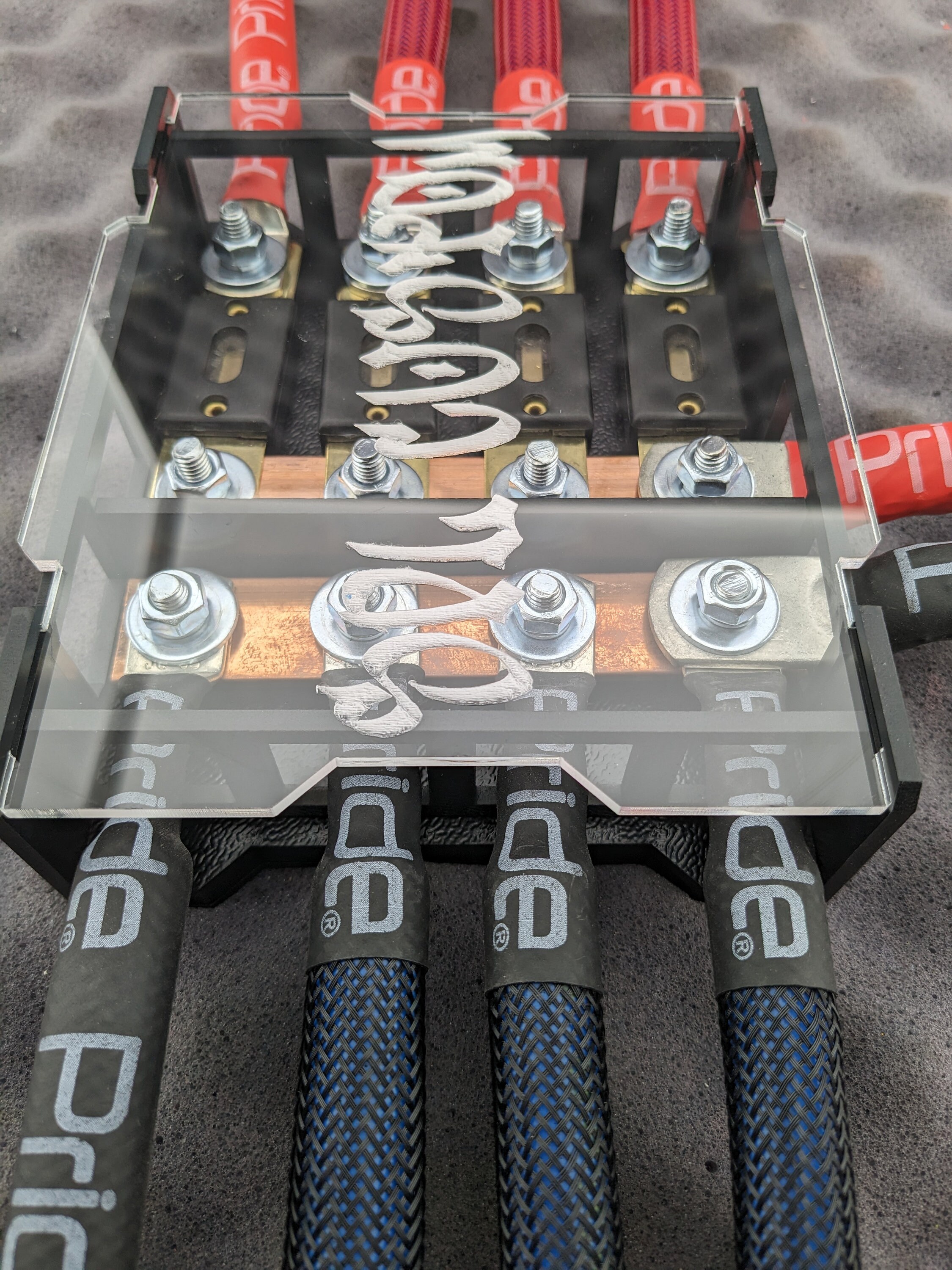 Positive and Negative Custom Power Distributor ANL Audio Fuse Block PD ...