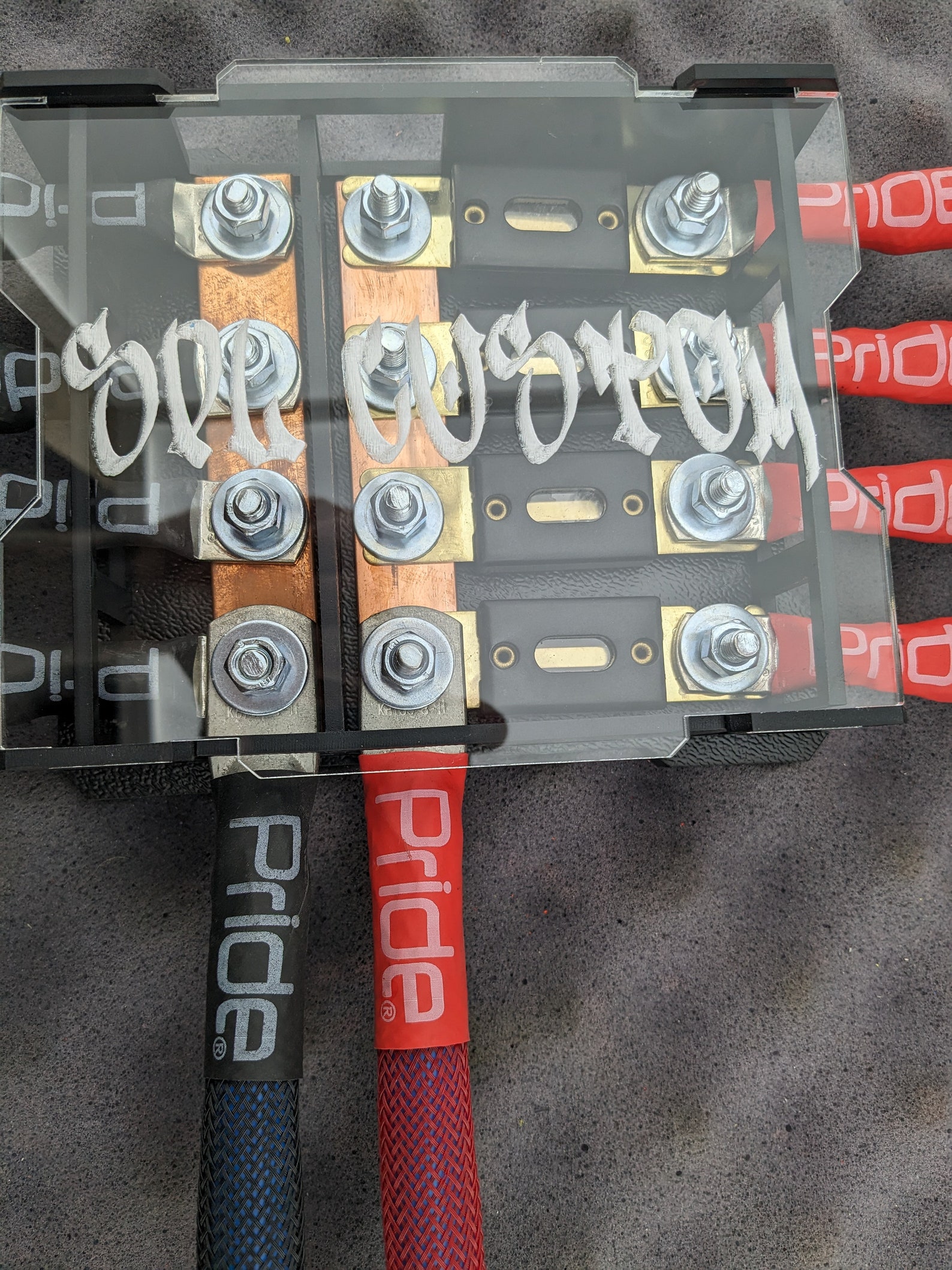 Positive and Negative Custom Power Distributor ANL Audio Fuse Block PD ...
