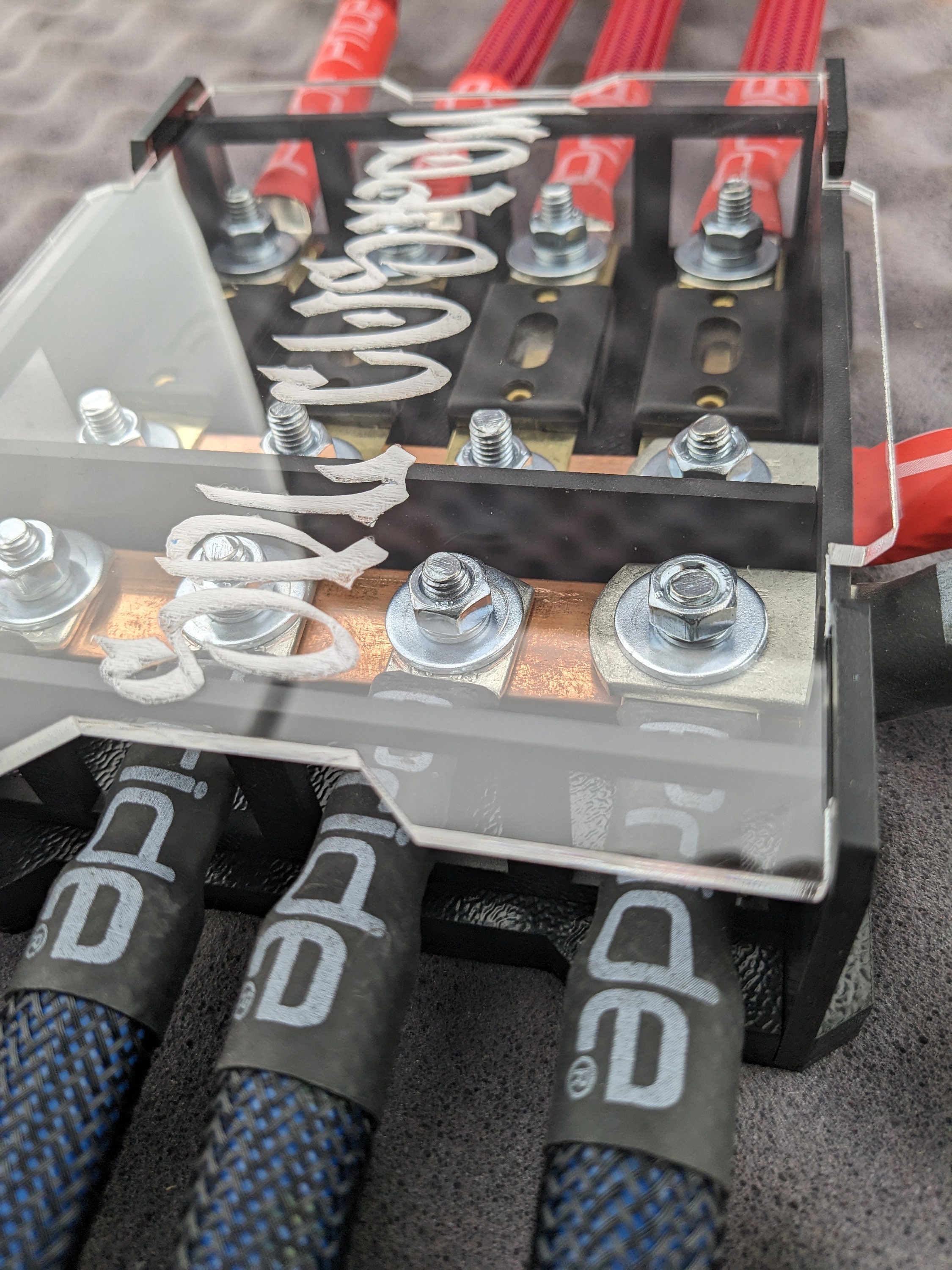 Positive and Negative Custom Power Distributor ANL Audio Fuse Block PD ...