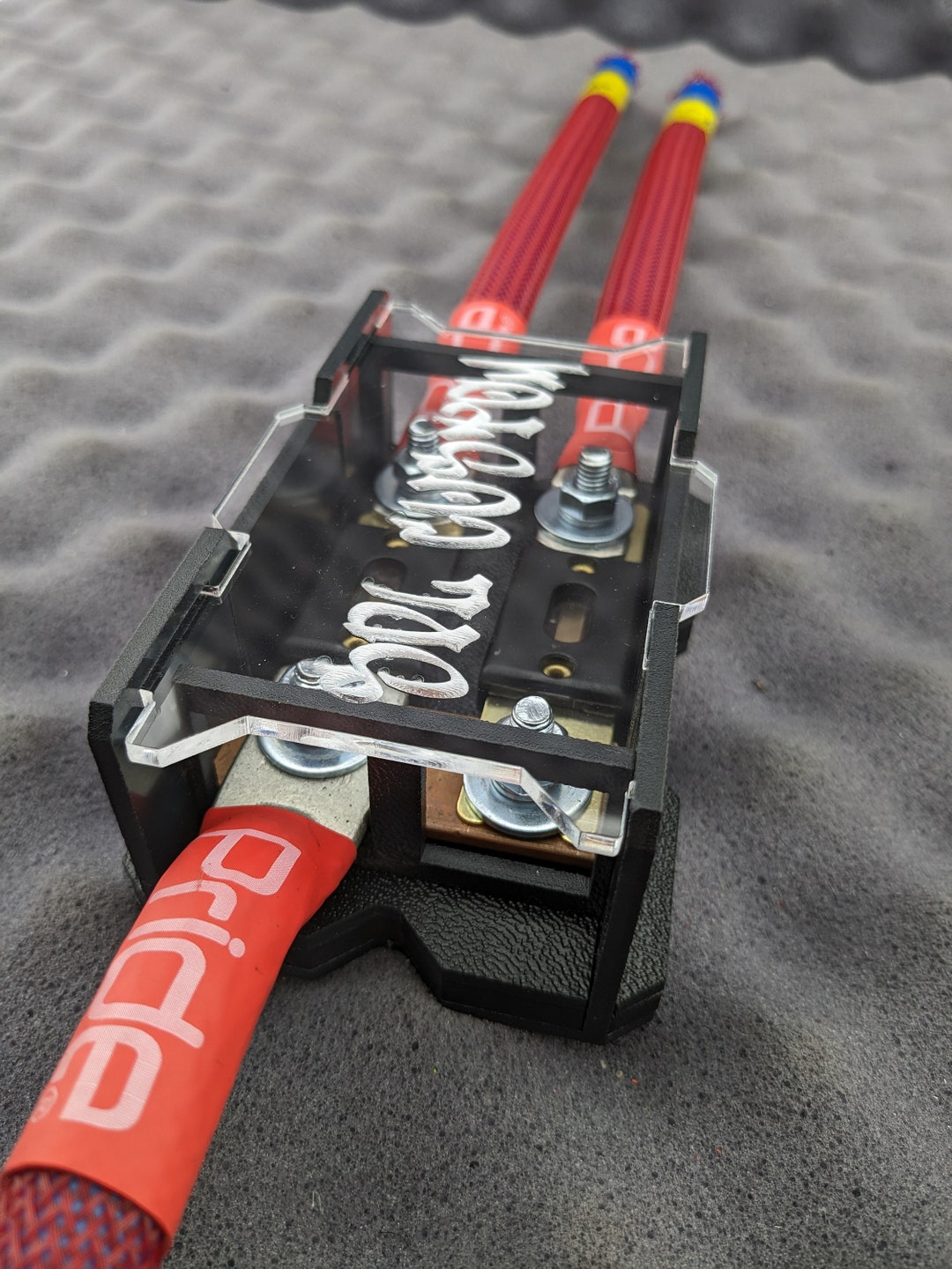 ANL Fuse Block Car Power Distribution Block - Copper Bus, Acrylic Cover ...