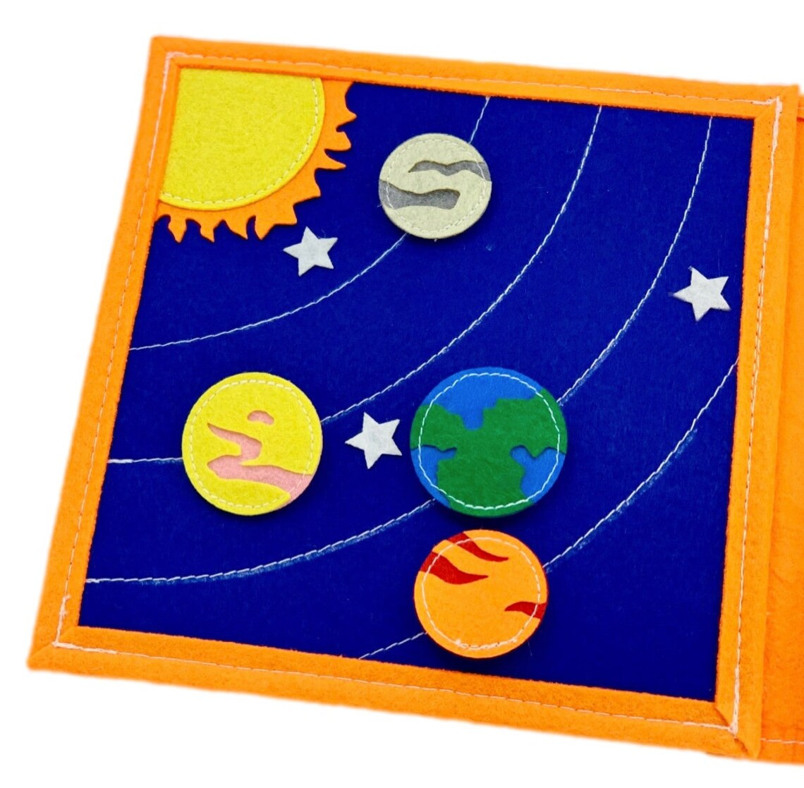 Handmade Quiet Book Planets and the Solar System | Etsy