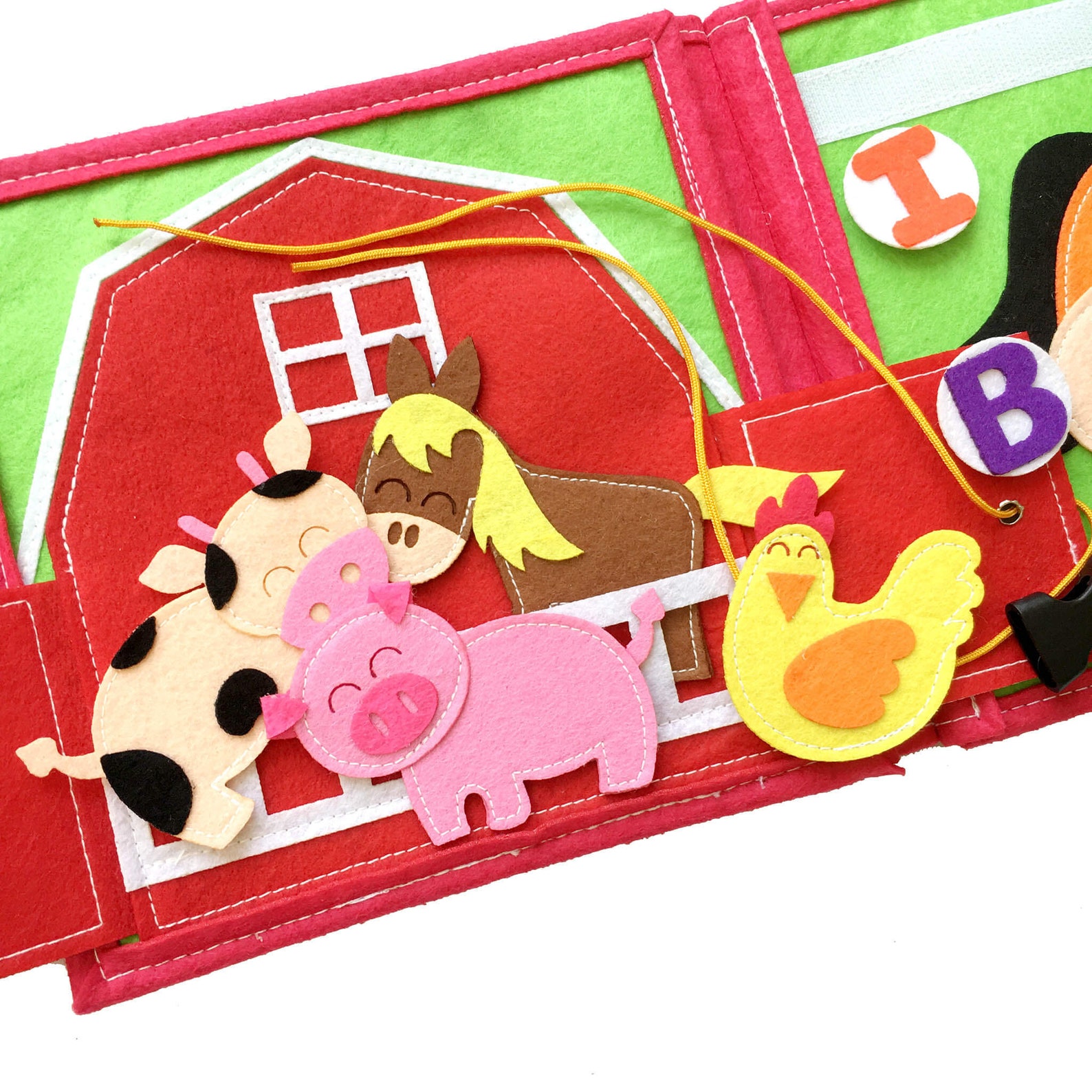 Handmade Felt Quiet Book Sing Along Nursery Rhymes - Etsy