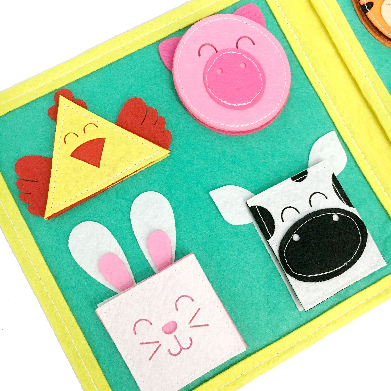 Handmade Quiet Book- Quietbook- Shapes - Etsy