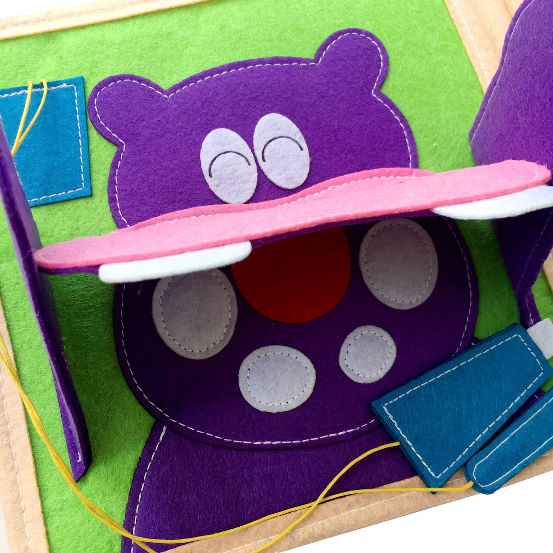 Handmade Quiet Book- Quietbook- Baby Animals - Etsy Australia