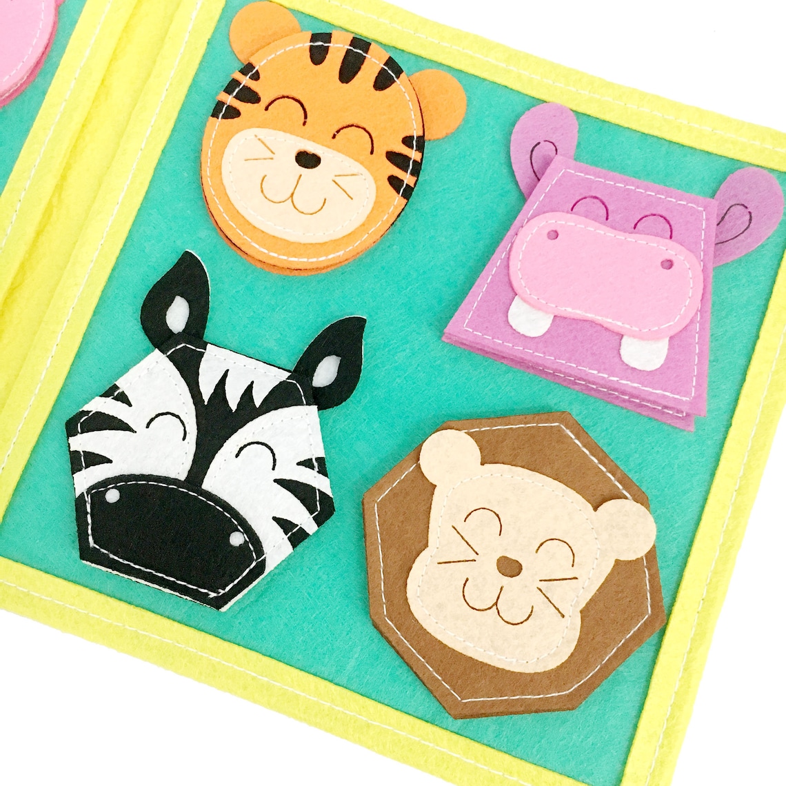 Handmade Quiet Book- Quietbook- Shapes - Etsy