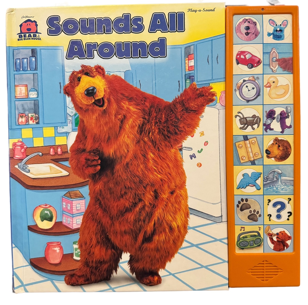 Bear in the Big Blue House Sound All Around Play-a-sound Book - Etsy
