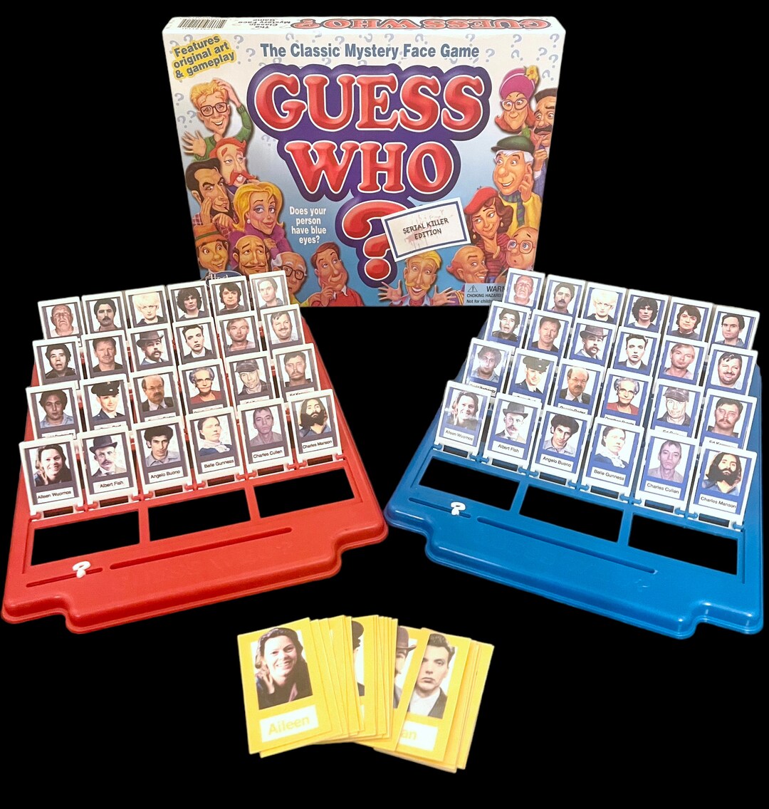 Serial Killer Themed Guess Who? - Etsy