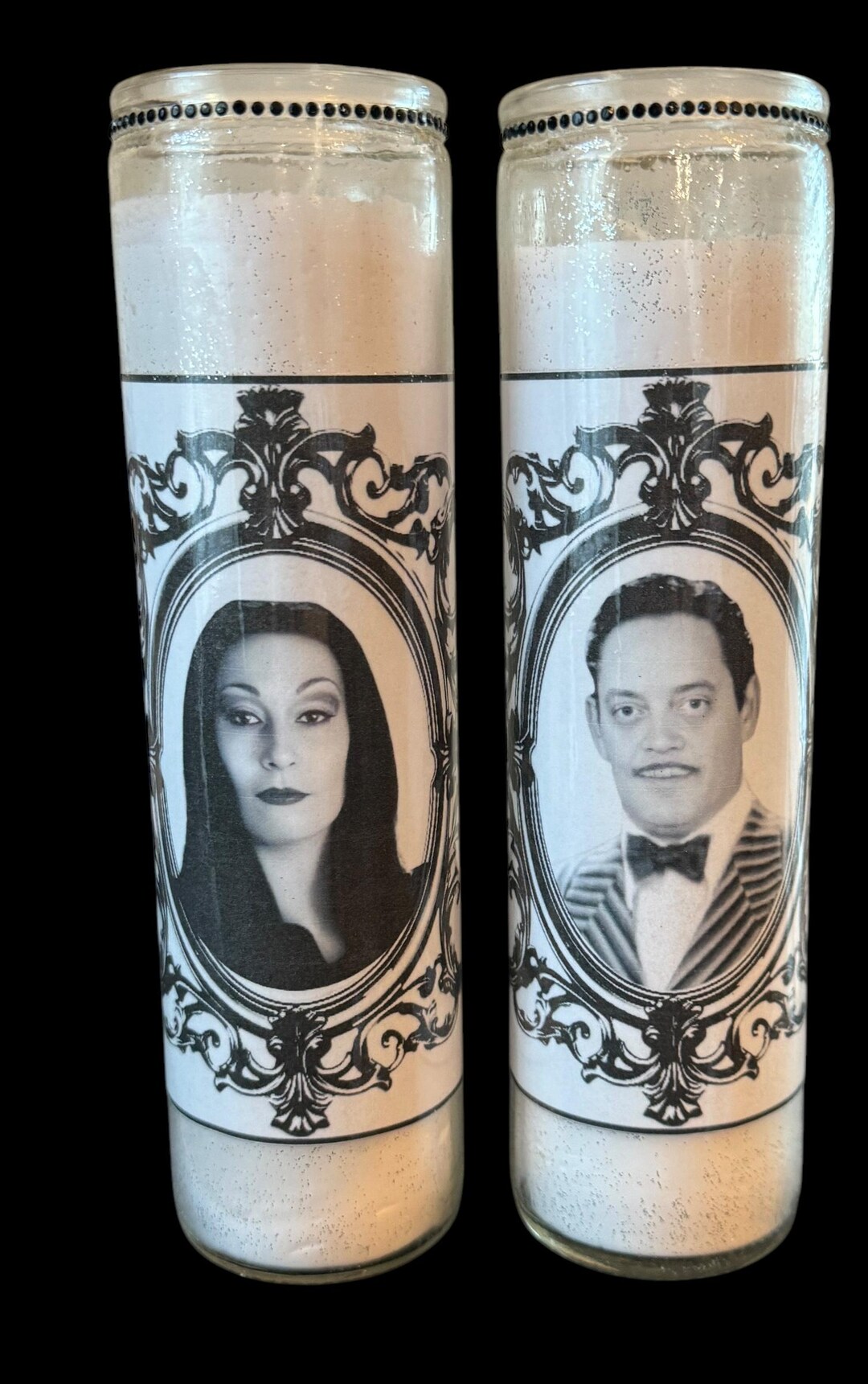 8" Classic Addams Inspired Candle Bundle - Unscented - Etsy