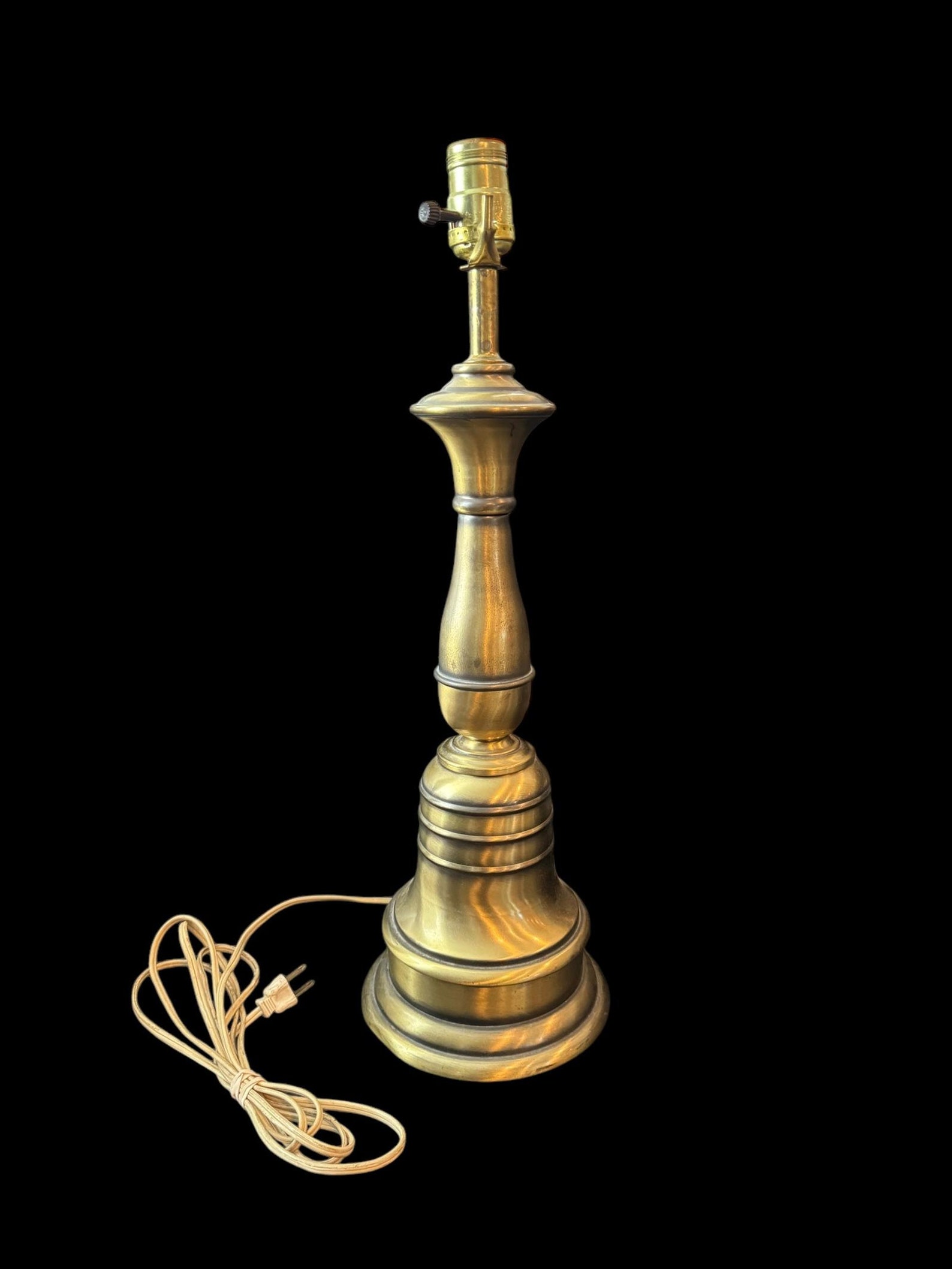 Vintage Brass Bell Shaped Table Lamp 21 - Etsy