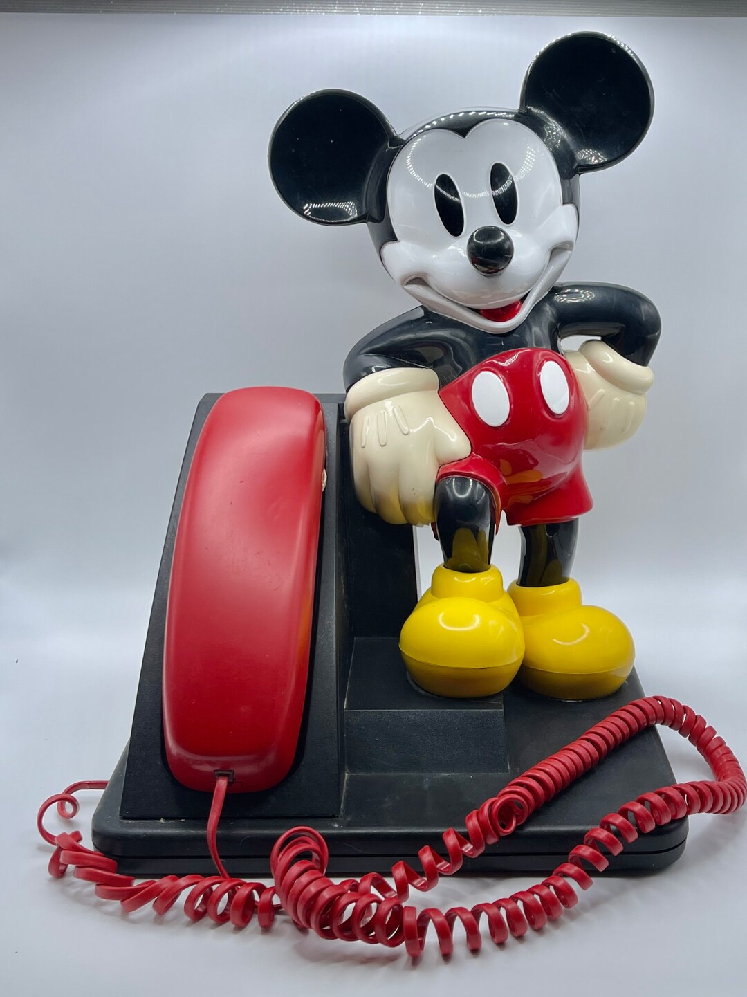 1990's Mickey Mouse Telephone landline - Etsy