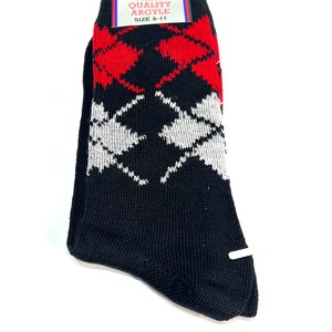 Mens Argyle Diamond Pattern Socks 6-11 Shoe Size - Etsy