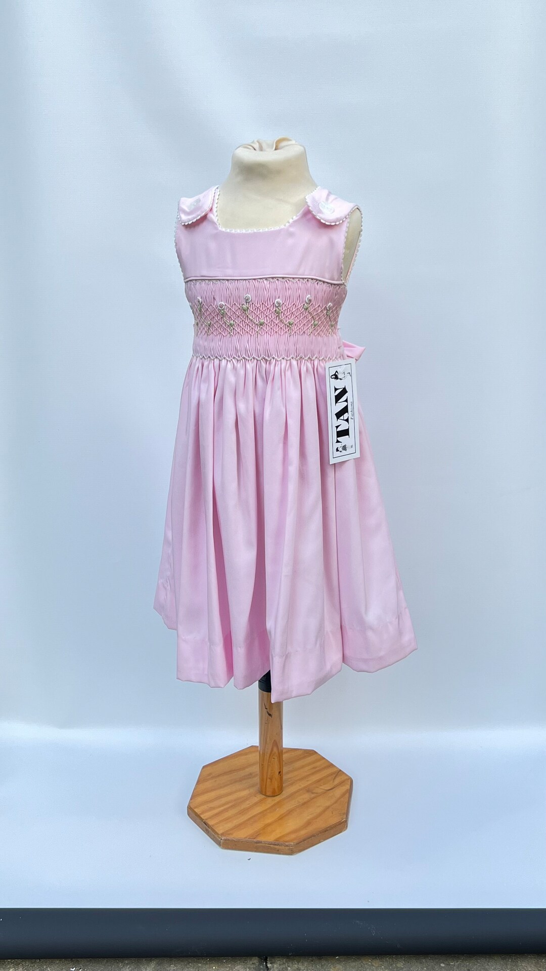 Girls Pink Handmade Smocking Dress for Party Birthday Special - Etsy