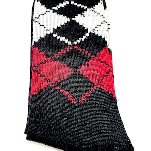 Mens Argyle Diamond Pattern Socks 6-11 Shoe Size - Etsy