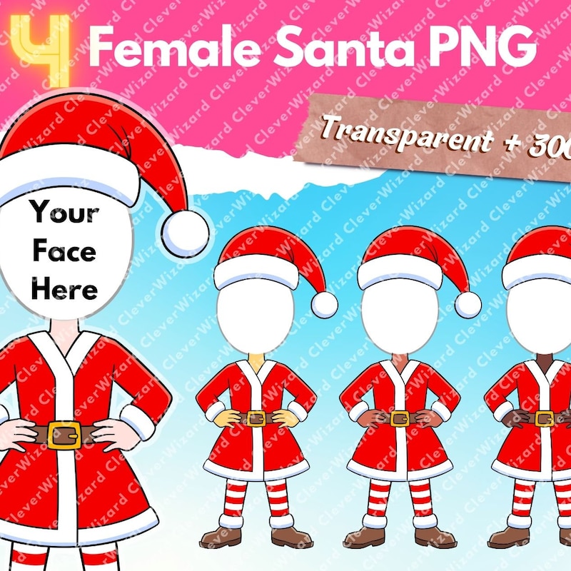 Faceless Santa Claus - Etsy