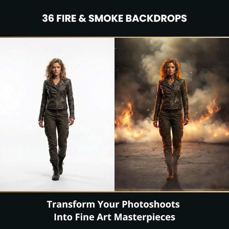Fire and Smoke Backdrops, Smoke and Fire Backgrounds for Portraits ...