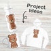 Baby Bear Layered SVG Cut File for Cricut Silhouette - Svg, Png, Dxf ...