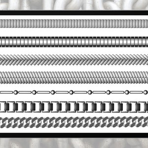 Chain Brush Set for Procreate , Procreate Chain Brushes, Procreate ...