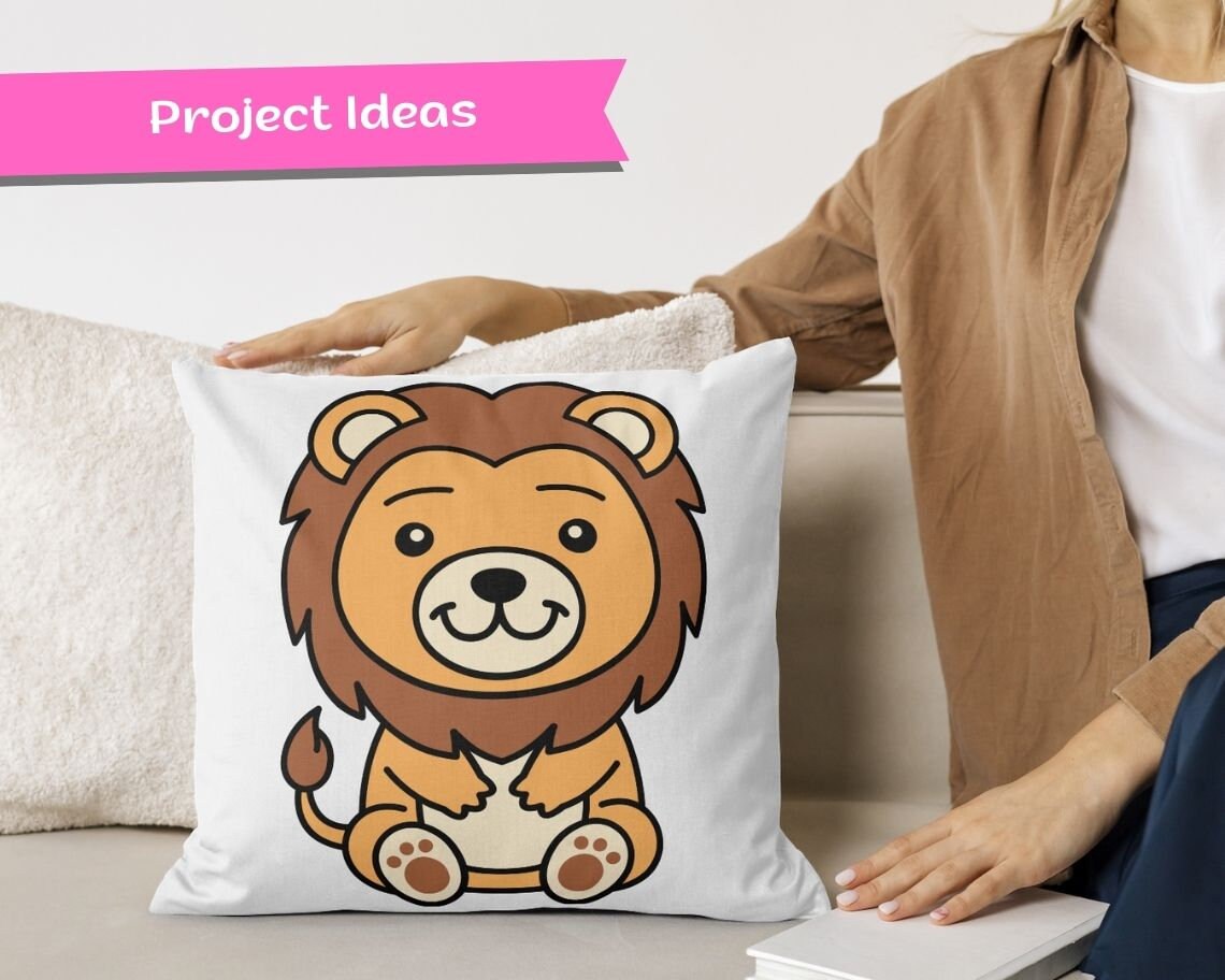 Layered Baby Lion SVG Cut Files for Cricut and Silhouette - Etsy