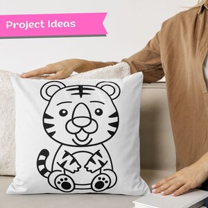 Outline Safari Animals SVG Cut Files for Cricut and Silhouette, Cute ...