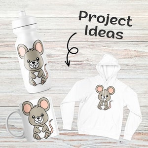 Layered Baby Mouse SVG Cut Files for Cricut and Silhouette - Baby ...