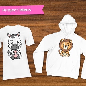 Layered Safari Animals SVG Cut Files for Cricut and Silhouette, Zoo ...