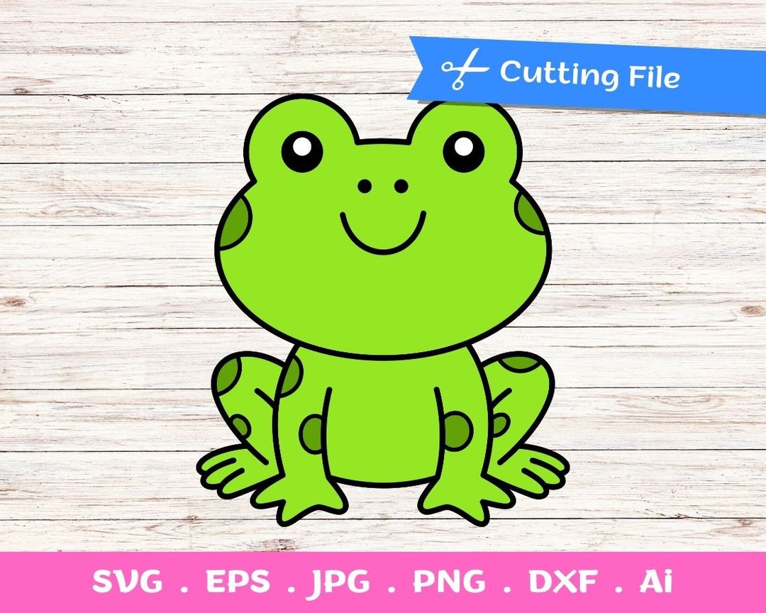 Layered Baby Frog SVG Cut Files for Cricut and Silhouette - Forest ...