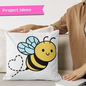 2 Outline and Layered Bee SVG Cut Files for Cricut and Silhouette ...