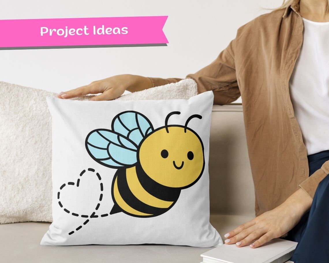 2 Outline and Layered Bee SVG Cut Files for Cricut and Silhouette ...