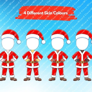 Faceless Male Christmas Santa Claus PNG, Funny Santa Png, Christmas Png ...