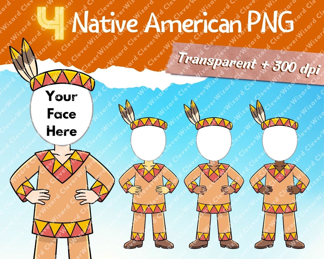 Faceless Male Thanksgiving Native American PNG, Thanksgiving ...