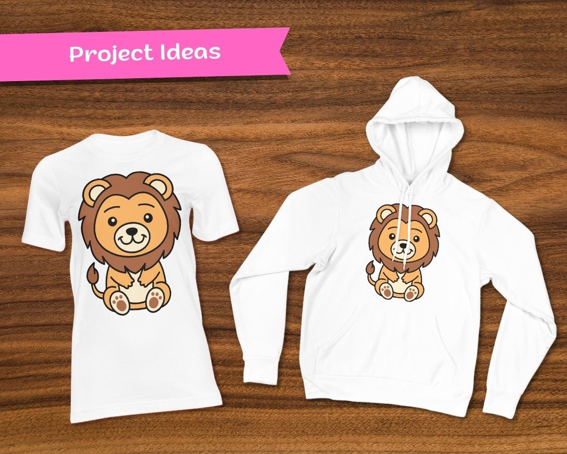 Layered Baby Lion SVG Cut Files for Cricut and Silhouette - Etsy