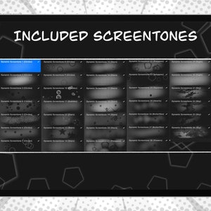 Manga Dynamic Screentone Brushes, Procreate Halftone Textures, Halftone ...