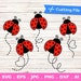 5 Layered Ladybug SVG Cut Files for Cricut and Silhouette, Ladybug Svg ...