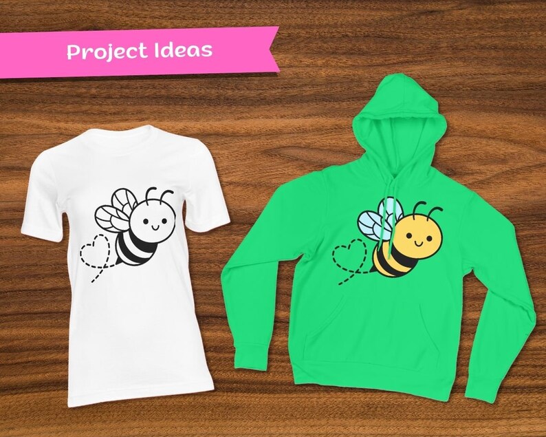 2 Outline and Layered Bee SVG Cut Files for Cricut and Silhouette ...