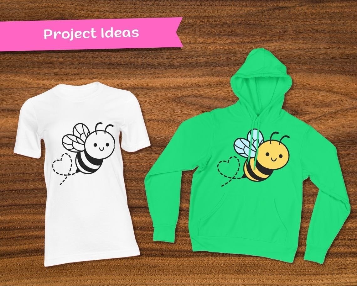 2 Outline and Layered Bee SVG Cut Files for Cricut and Silhouette ...
