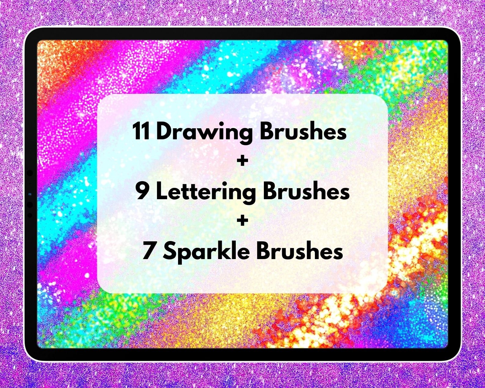 Glitter & Shimmer Procreate Brush Set, Procreate Glitter Texture Brushes , Procreate Shimmer ...