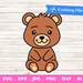 Baby Bear Layered SVG Cut File for Cricut Silhouette - Svg, Png, Dxf ...