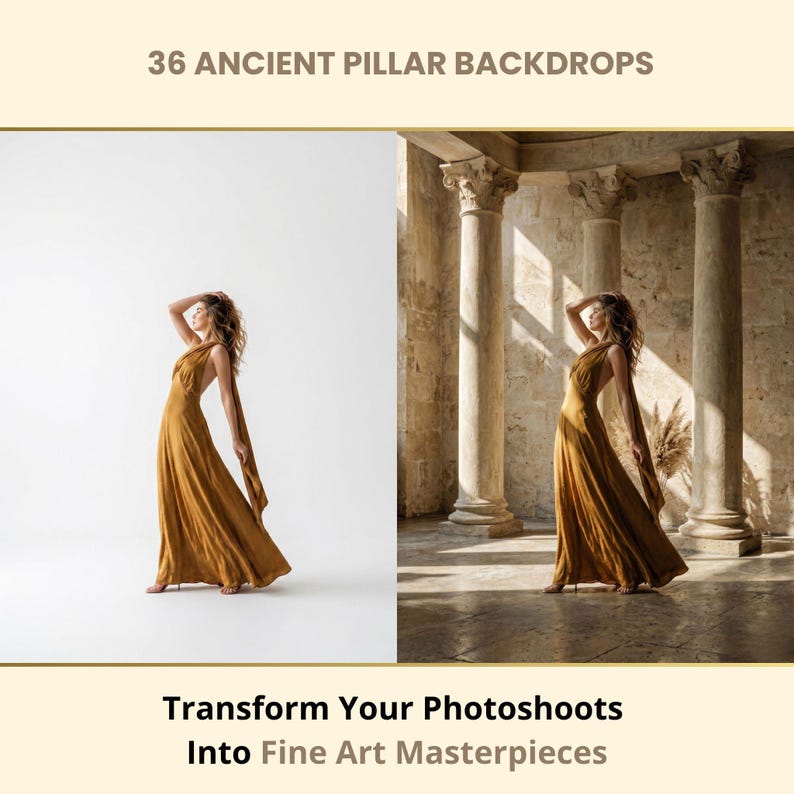 36 Ancient Pillar Backdrops, Wedding and Maternity Backdrop, Photo ...