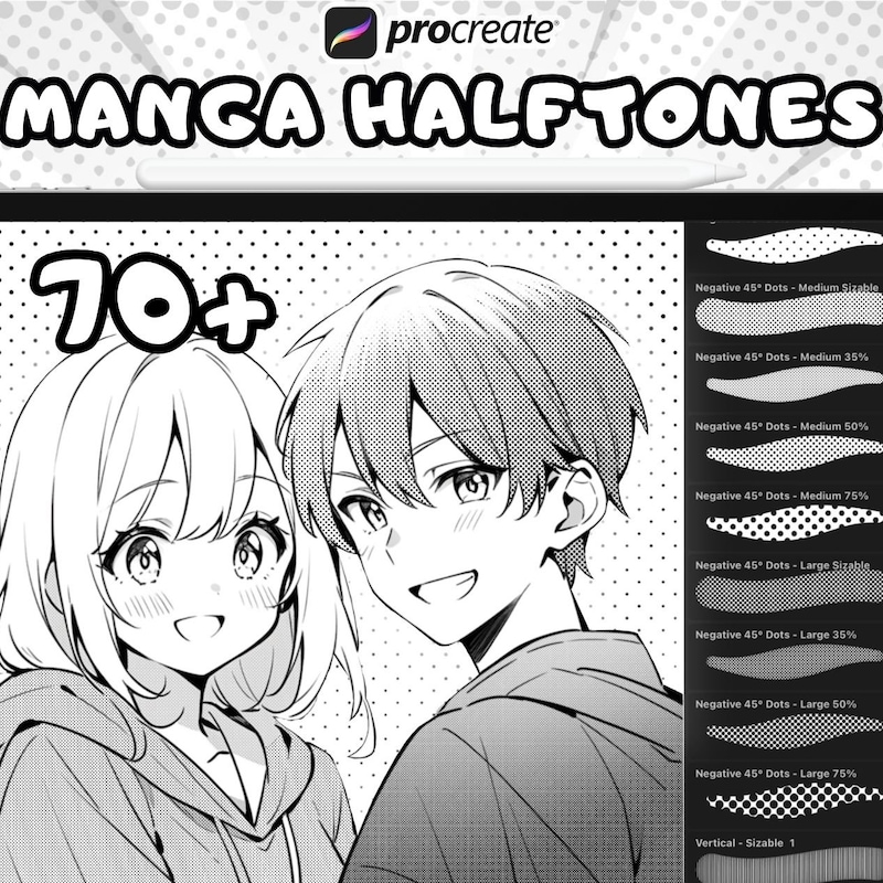Manga Screen Tones - Etsy