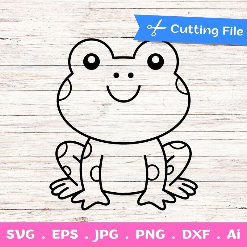 Frog Svg - Etsy