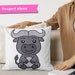 Layered Baby Buffalo SVG Cut Files for Silhouette and Cricut, Buffalo ...