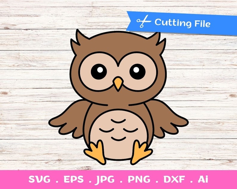 Layered Baby Owl SVG Cut File Svg Png Dxf Baby Forest - Etsy