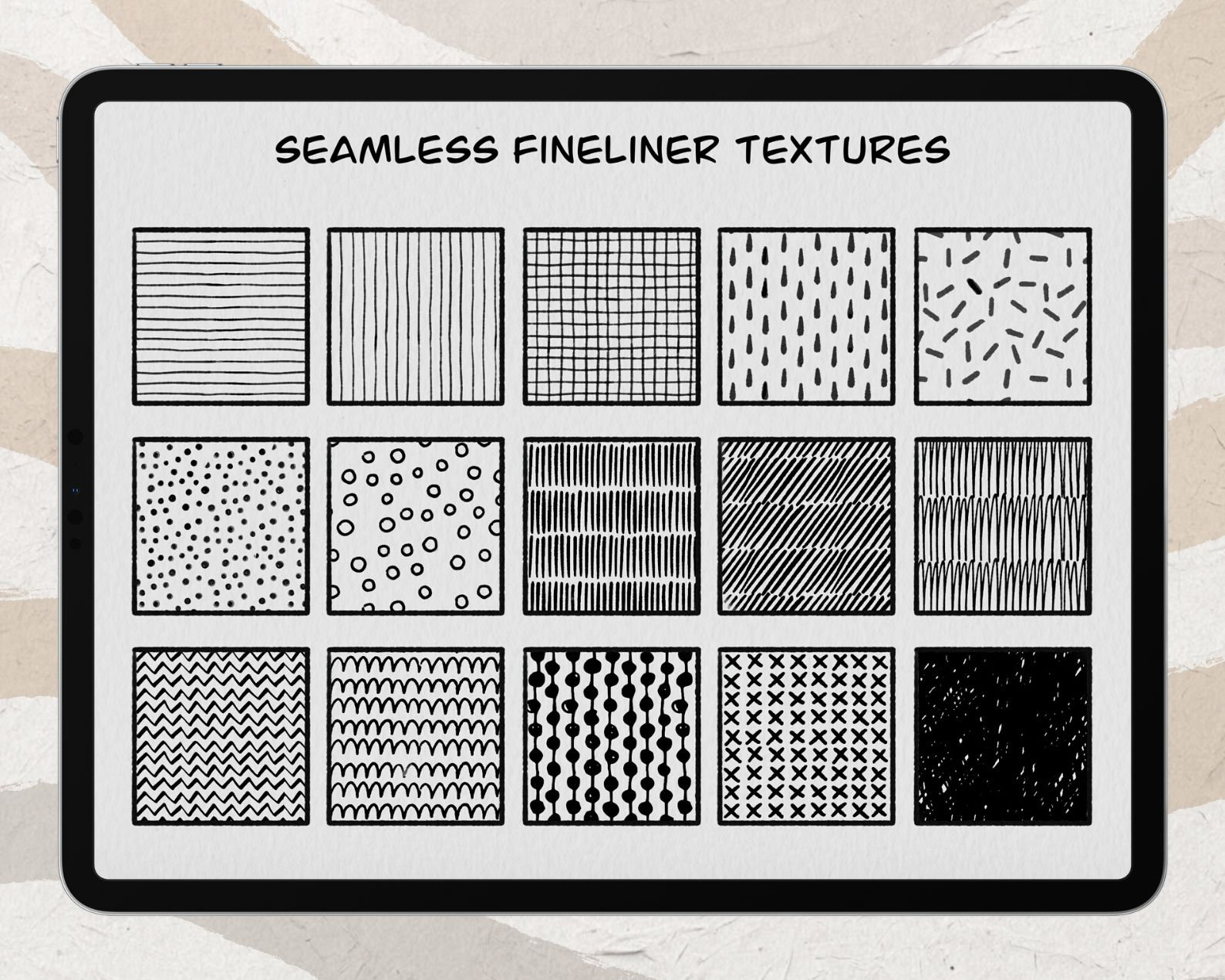 Fine Liner Brushes for Procreate, Procreate Micron Fine Liner Brush Set ...
